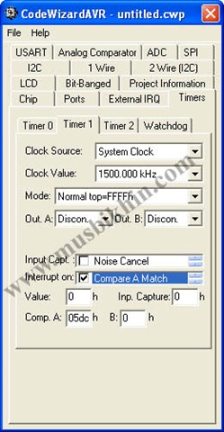 Stopwatch Digital menggunakan fasilitas Timer 1 ATMEga 8535 - Musbikhin.com